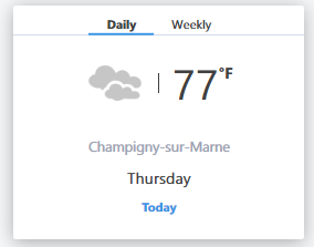 Weather – Help Center - Powell Software