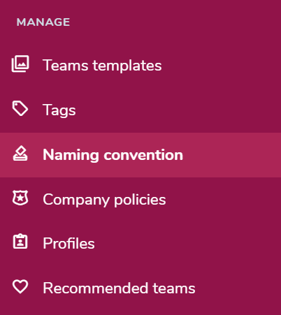 Naming conventions – Help Center - Powell Software