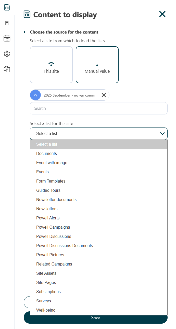 Events – Help Center - Powell Software