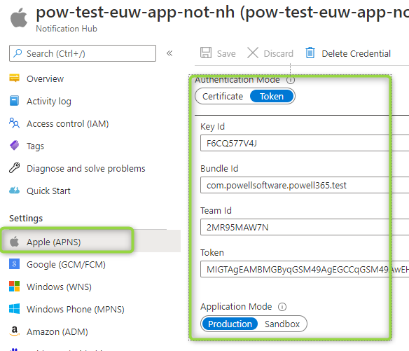 How to create an Azure notification hub – Help Center - Powell Software