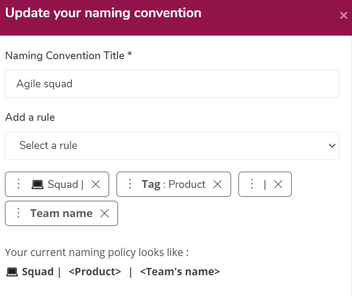 Naming conventions – Help Center - Powell Software